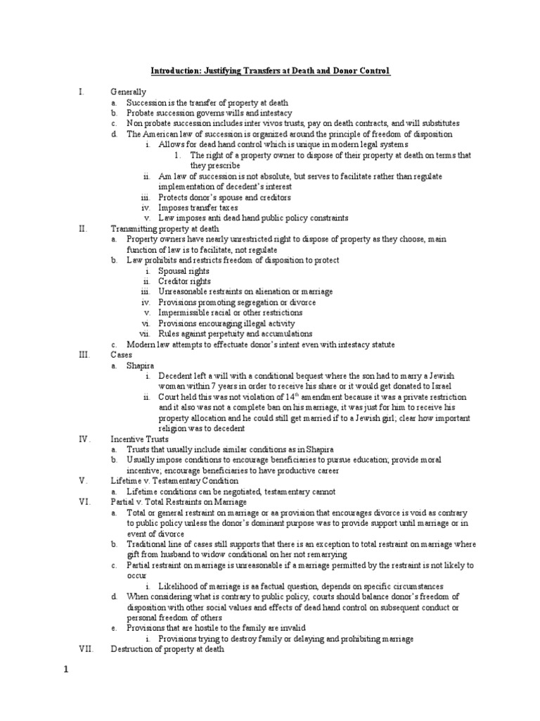 Understanding Wills and Intestacy Law | PDF | Intestacy | Probate