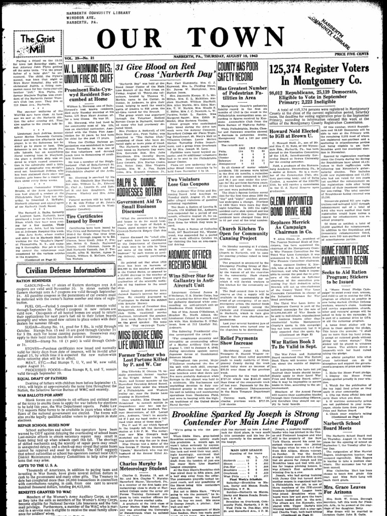 Register Voters in Montgomery Co.: Give Blo?d On Red Cross Narberth Day ...