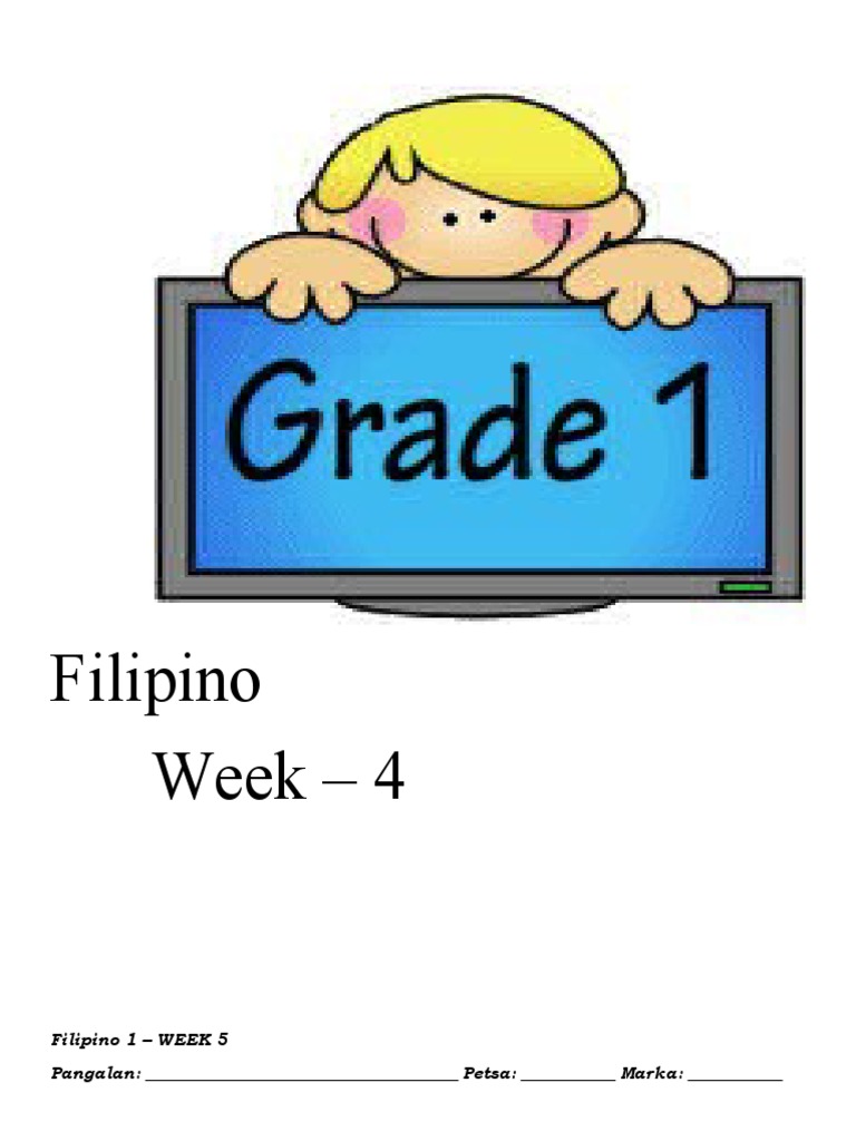 Filipino GRADE 1 | PDF