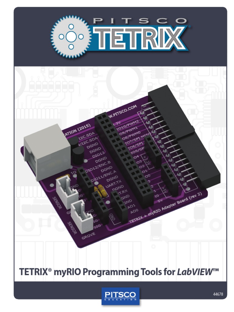 Tetrix-Myrio Programmingguide | PDF | Electric Motor | Direct Current