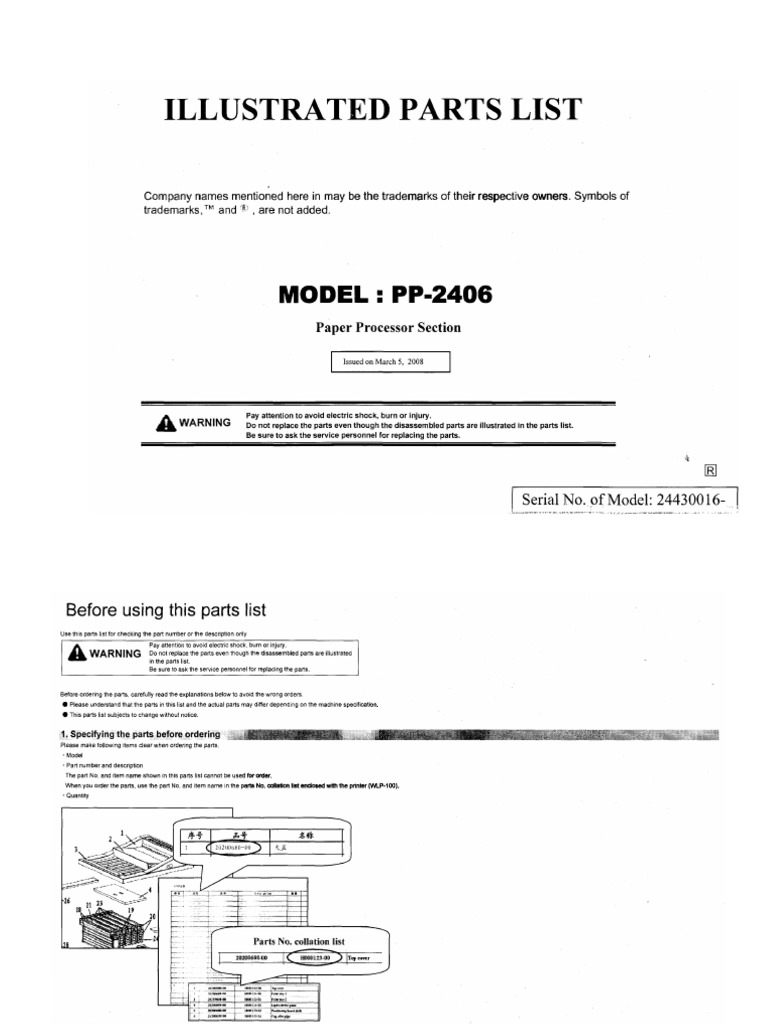 LPS 24 PRO PP2406 - Parts - List | PDF | Clothes Dryer | Fuse (Electrical)