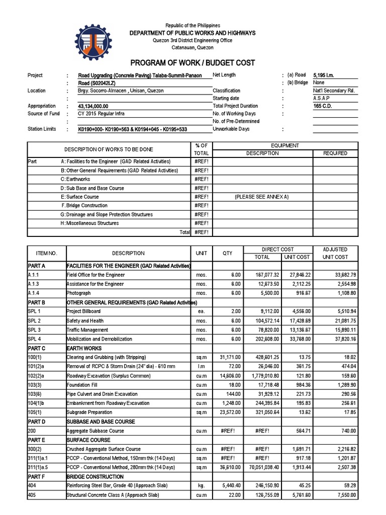 Back Up Computation | PDF | Cost | Value Added Tax