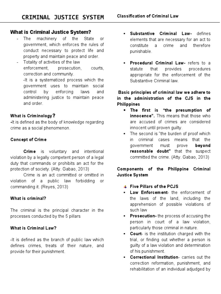 Criminal Justice System | PDF | Pardon | Prosecutor