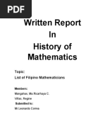 10 Famous Filipino Mathematicians and Physicists | PDF | Teaching ...
