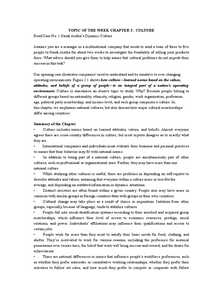 Topic of The Week Chapter 2 | PDF | Attitude (Psychology) | Human Nature