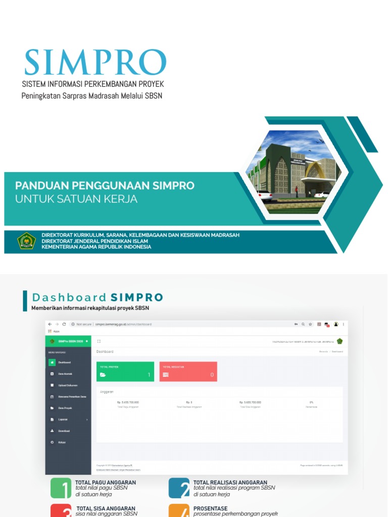 Tutorial Penggunaan Simpro SBSN | PDF | Komputer