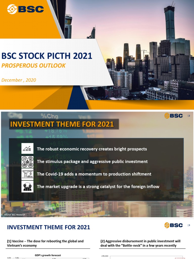 BSC Stock Pitch 2021 | PDF | Stocks | Valuation (Finance)