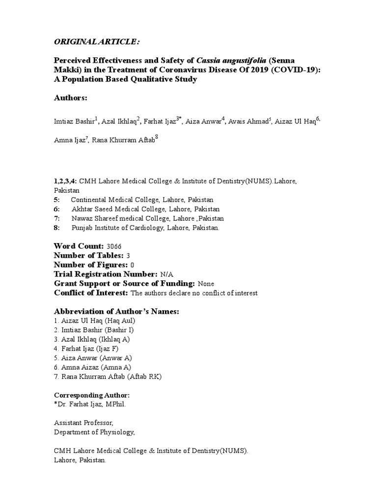 JIM Title Page Template-202004 | PDF