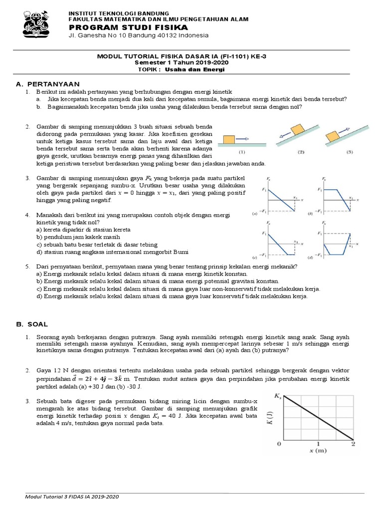 Soal Modul Tutorial 3 FIDAS 1A 2019-2020 | PDF