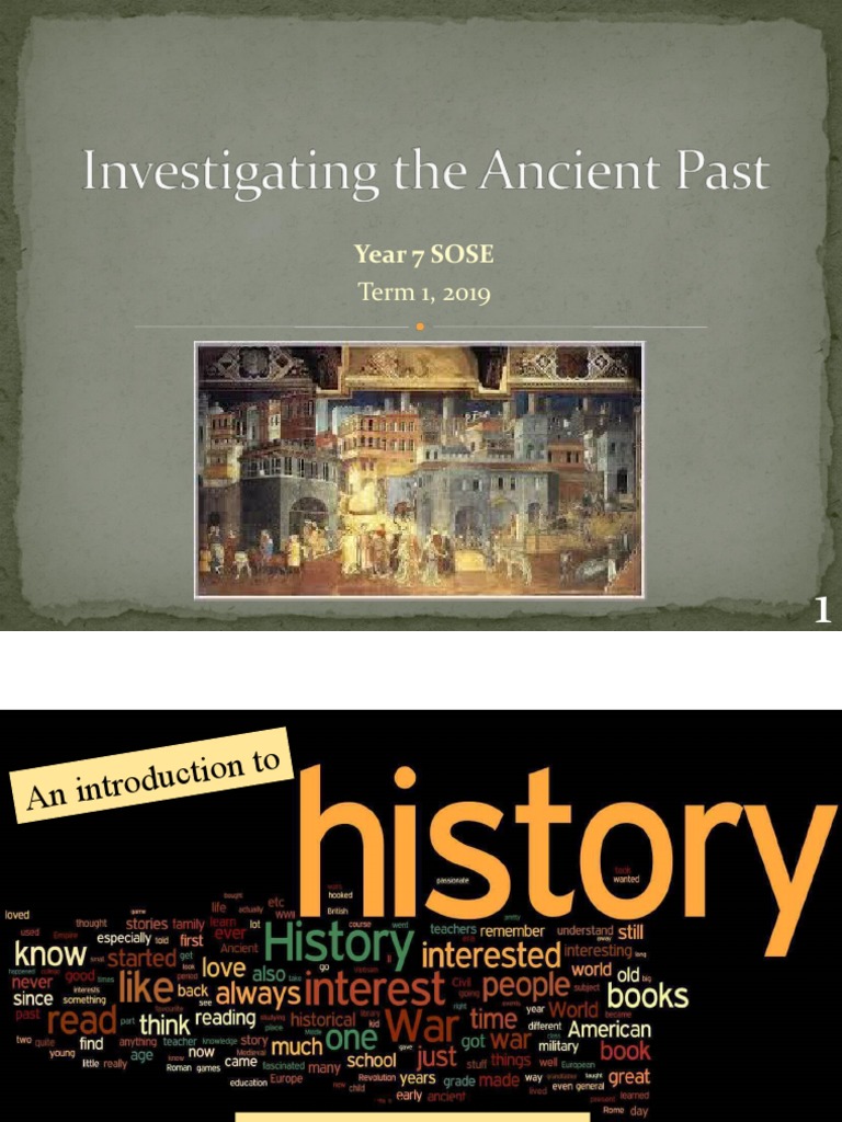 Lesson 1 - Unit Overview | PDF | Historian | Science