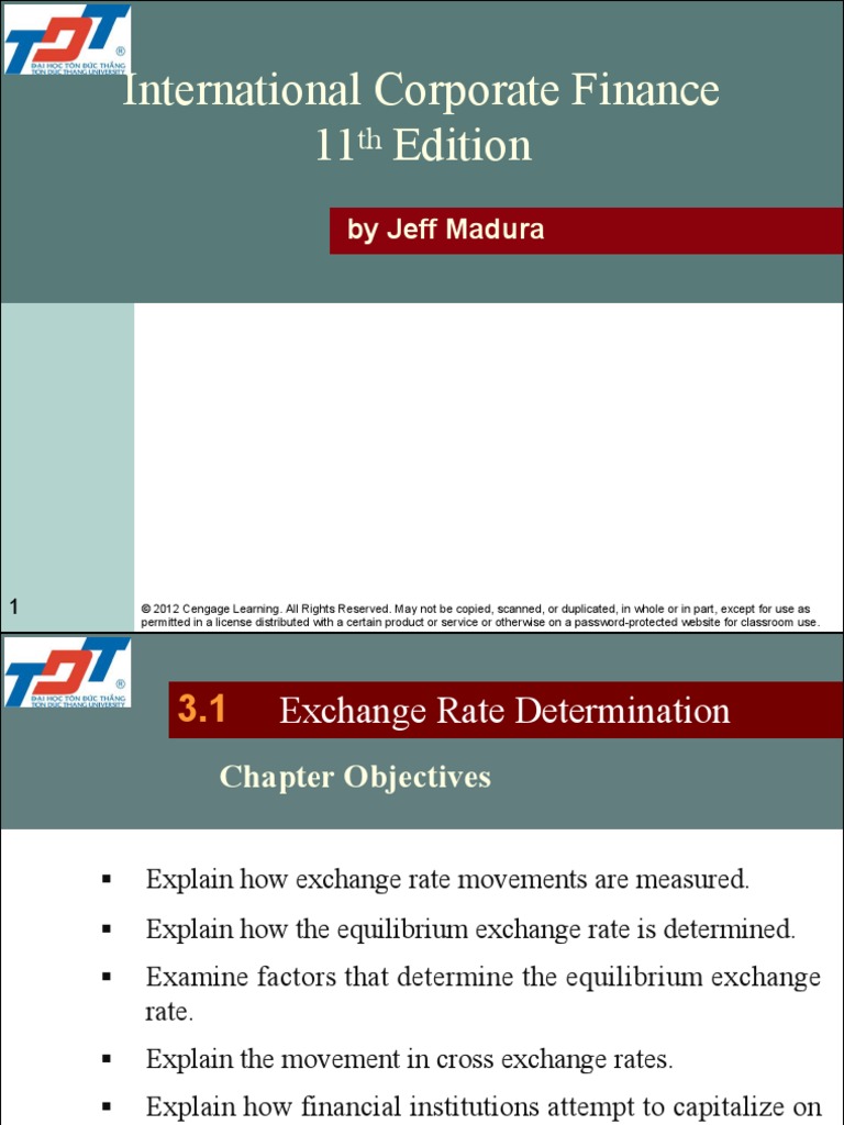 Chapter 3 - Part I - Exchange Rate Determination - PDF | PDF | Exchange ...