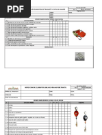 Check List Pulidor | PDF | Informática y tecnología de la información