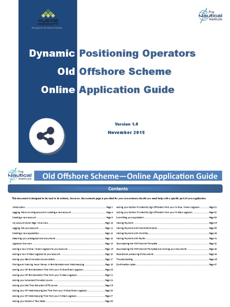 Applying Online for Dynamic Positioning Certification: A Guide to ...