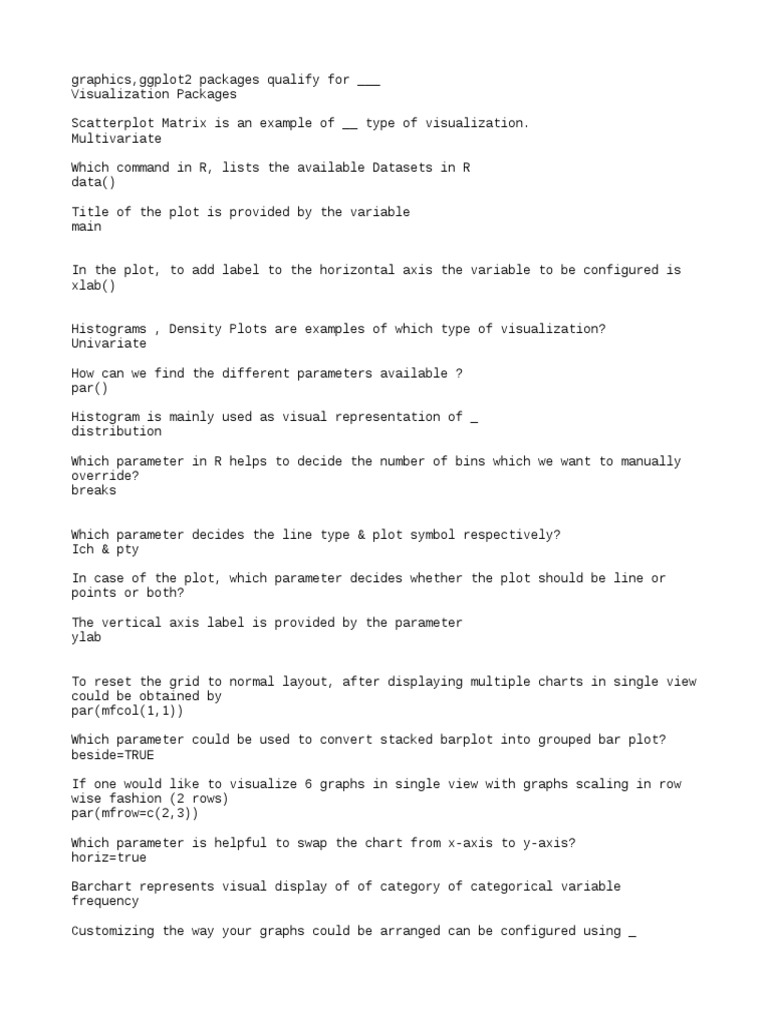 Data Visualization New Pdf Chart Scatter Plot