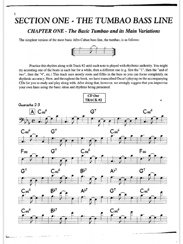 Tumbao Bass Line | PDF