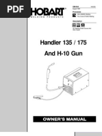 Hobart Handler 175 220 VAC MIG Welder User Manual O944 Hob PDF Welding Construction