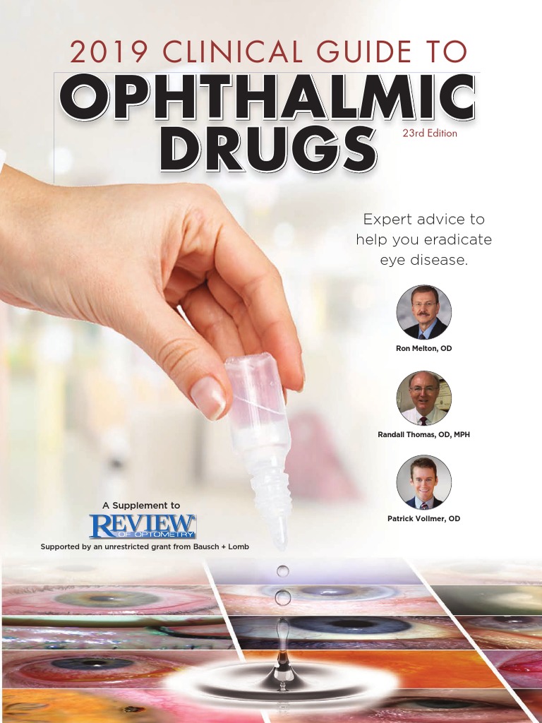 2019 Clinical Guide To Ophthalmic Drugs 23rd Ed | PDF | Glaucoma ...