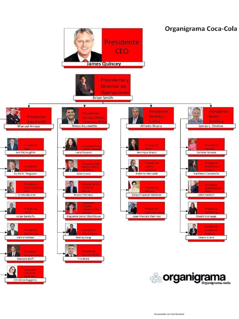 Organigrama Cocacola | PDF