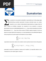 Formulas Sumatoria | PDF