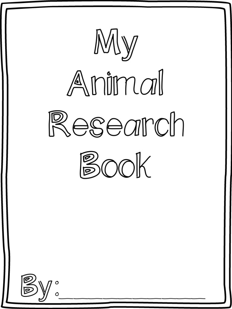 My Animal Research Book | PDF | Cooking, Food & Wine | Self-Improvement