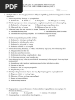 ESP Grade 1 2nd Quarter Worksheets | PDF