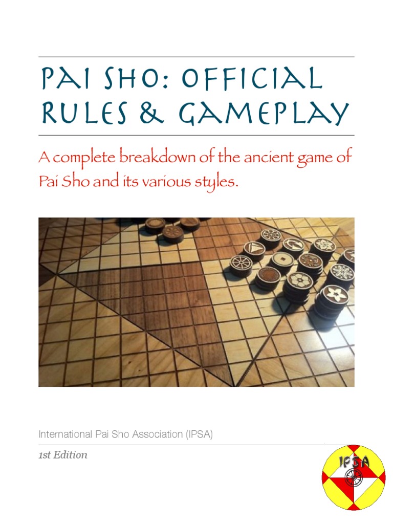 The Ancient Game of Pai Sho: A Guide to the Rules and Styles of a ...