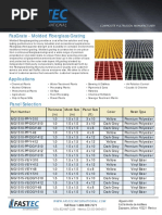 Fibreglass Grating Overview and Specs | PDF | Chlorine | Acid