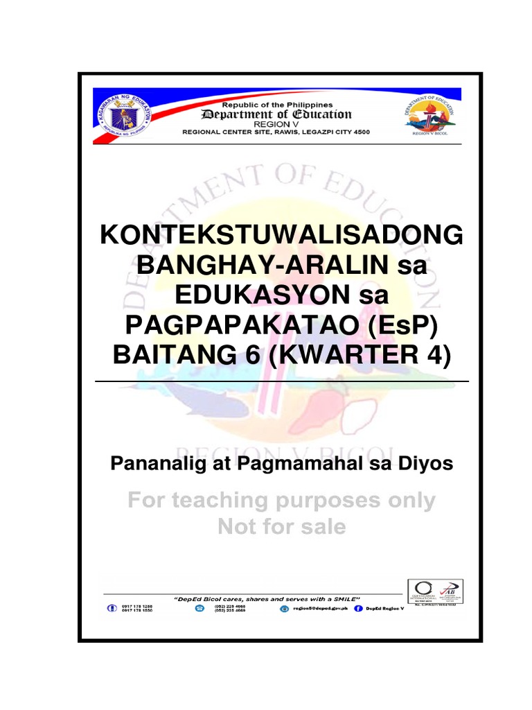 Esp 6 4th Quarter Pdf Pdf