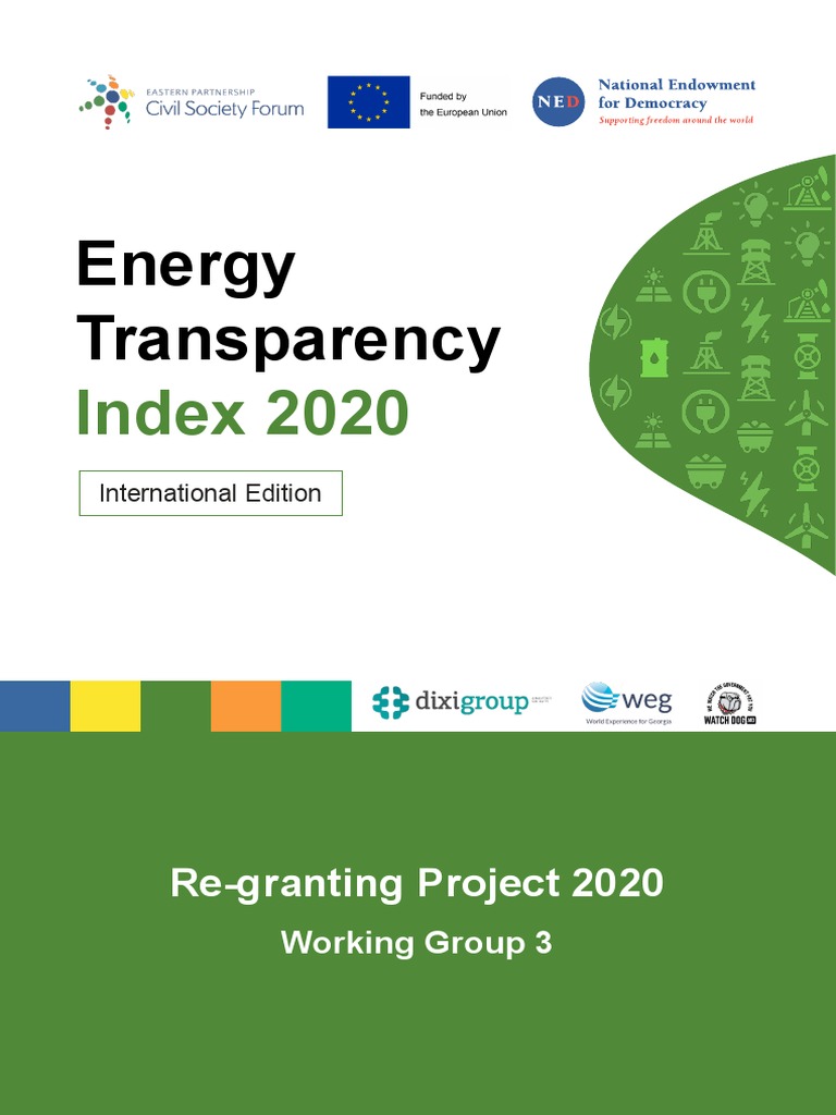 Energy Transparency Index 2020 | PDF | European Union | Policy
