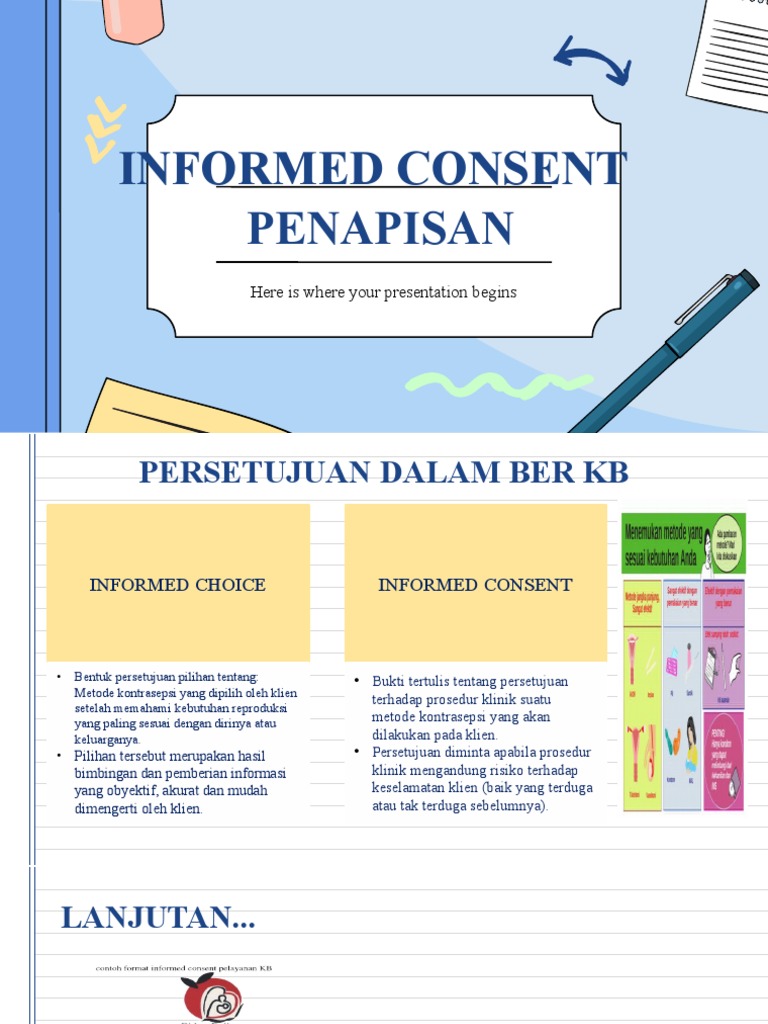 Panduan Informed Consent Kontrasepsi | PDF