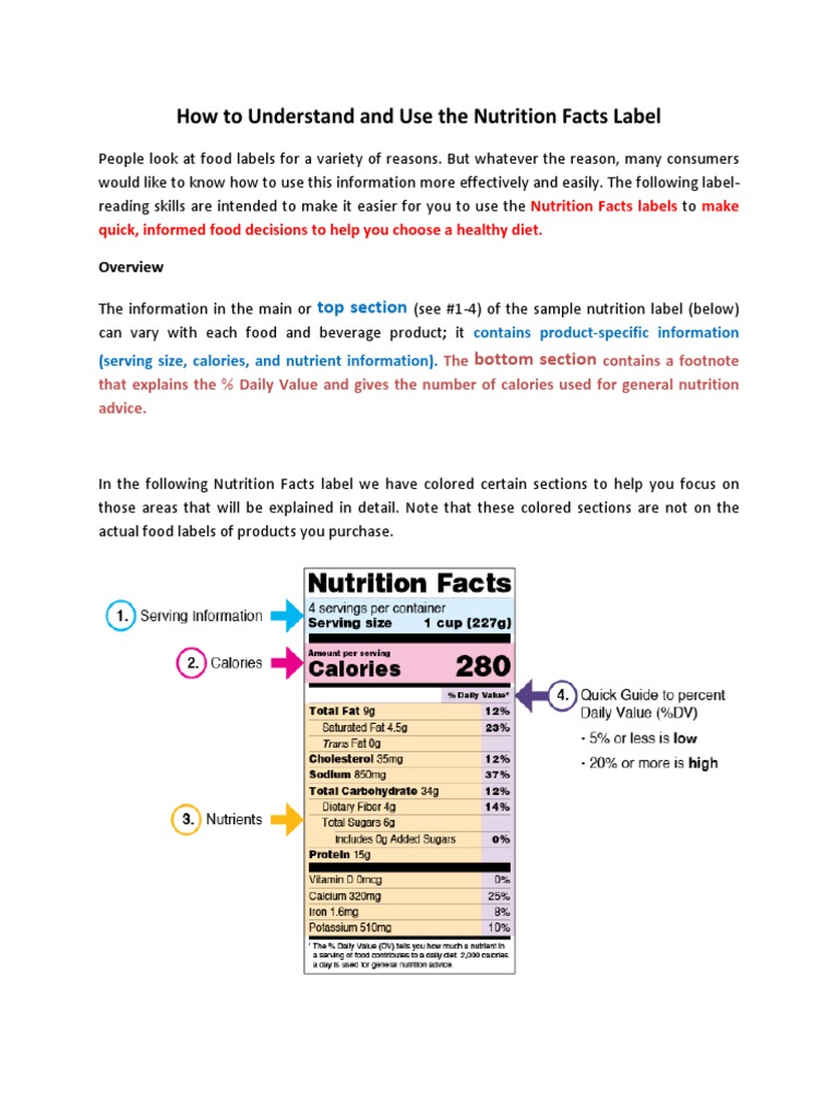 Food Label - Nutrilab | PDF | Nutrients | Nutrition Facts Label