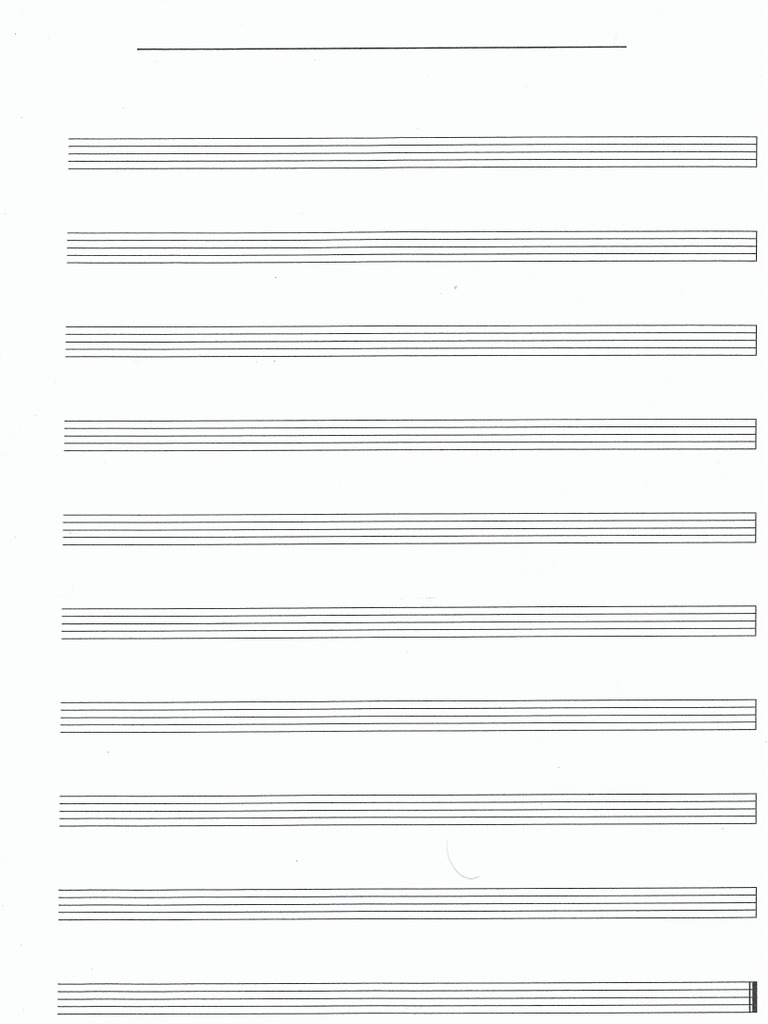 PDF Muzik Note Sheet | PDF