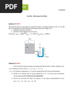 Statiques Des Fluides (Exercices Corrigés) | PDF | mesure de pression | Pression