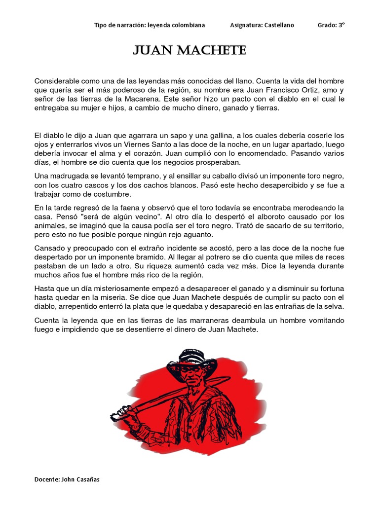 Leyenda de Juan Machete | PDF