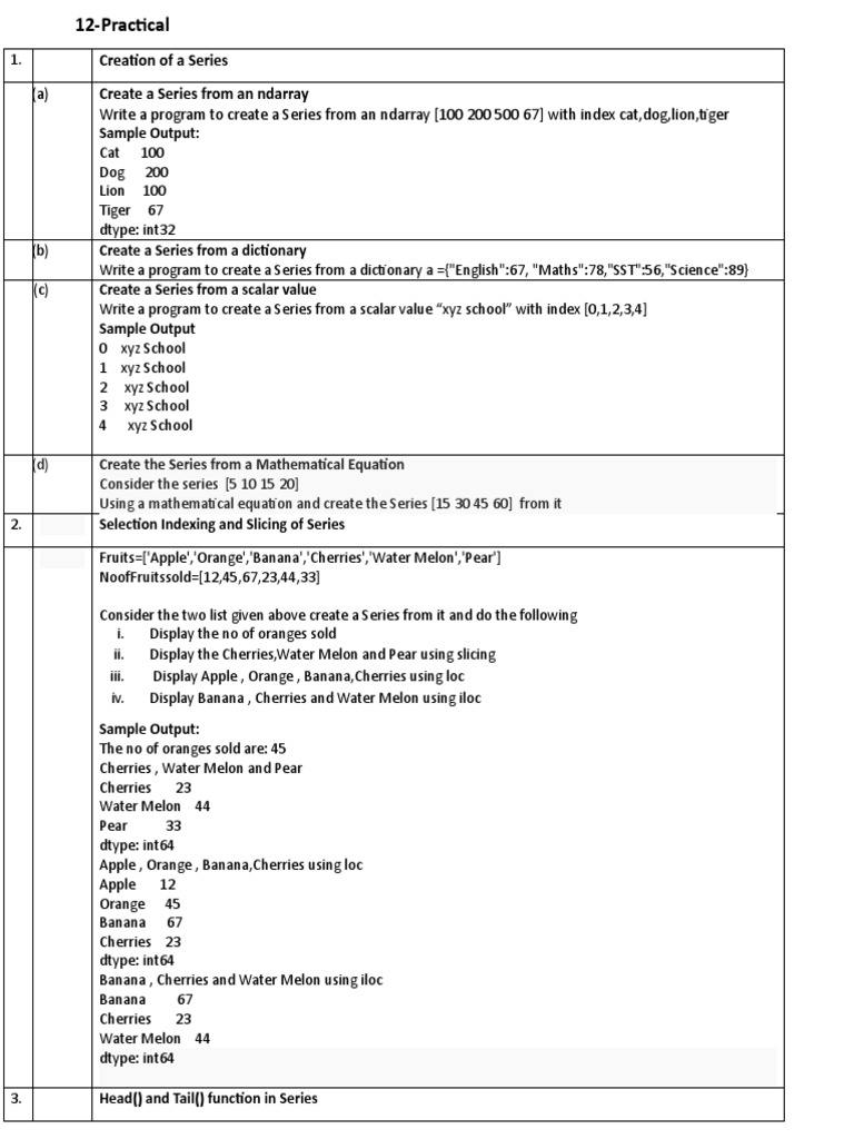 Practical List | PDF | Sql | Data Management Software