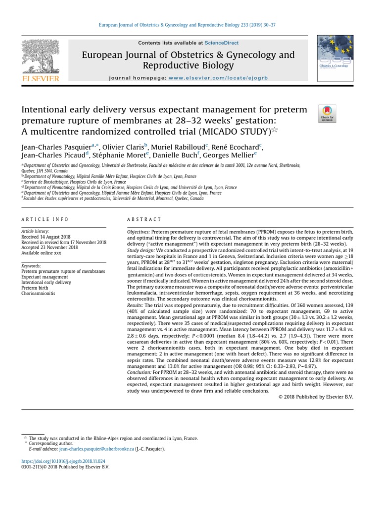 Jean-Charles Pasquier, Olivier Claris, Muriel Rabilloud, René Ecochard ...