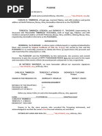 Affidavit of Confirmations (Agreement of Partition) - Aranas | PDF ...
