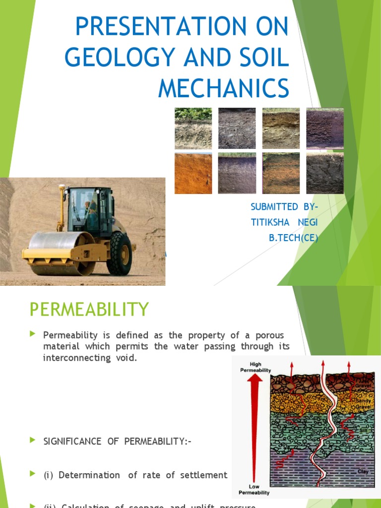 Presentation On Geology and Soil Mechanics: Submitted By-Titiksha Negi ...