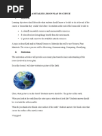 Detailed Lesson Plan in Science For Grade III | PDF | Shadow | Matter