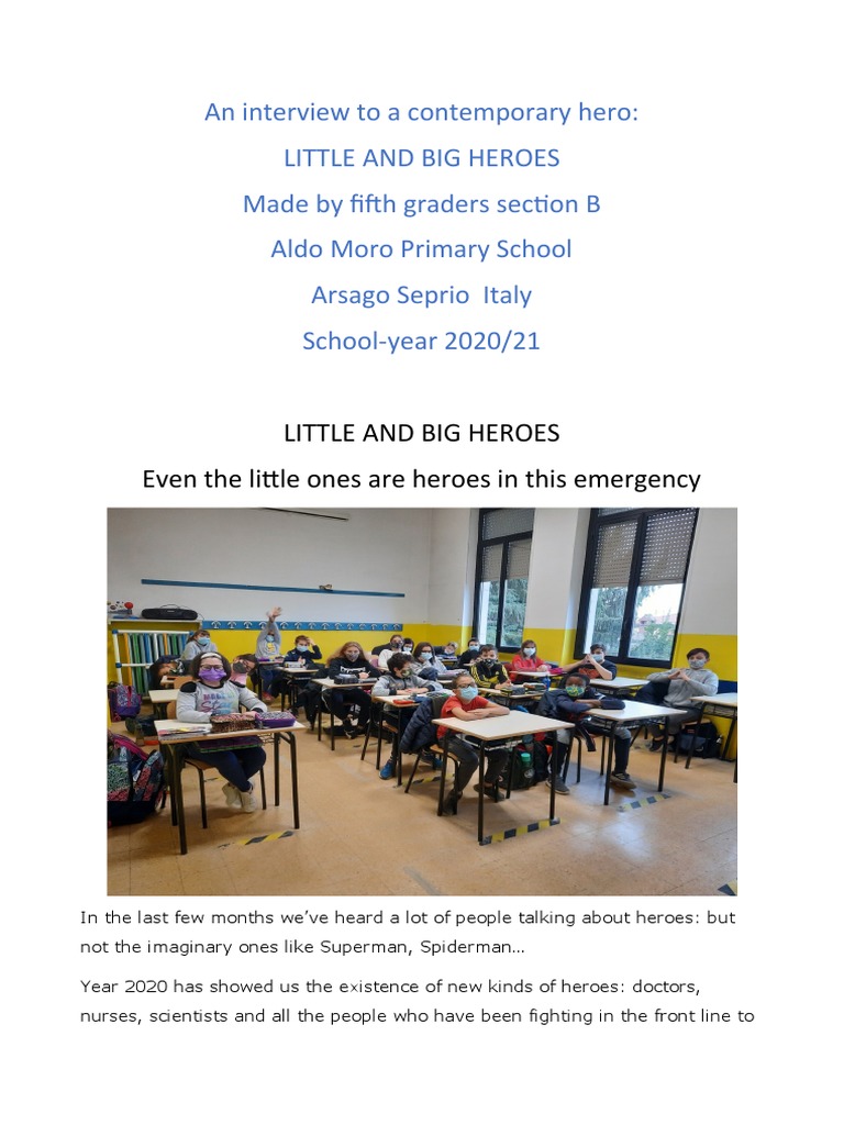 An Interview To A Contemporary Hero | PDF