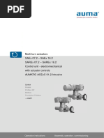 Auma Manual | PDF | Actuator | Valve