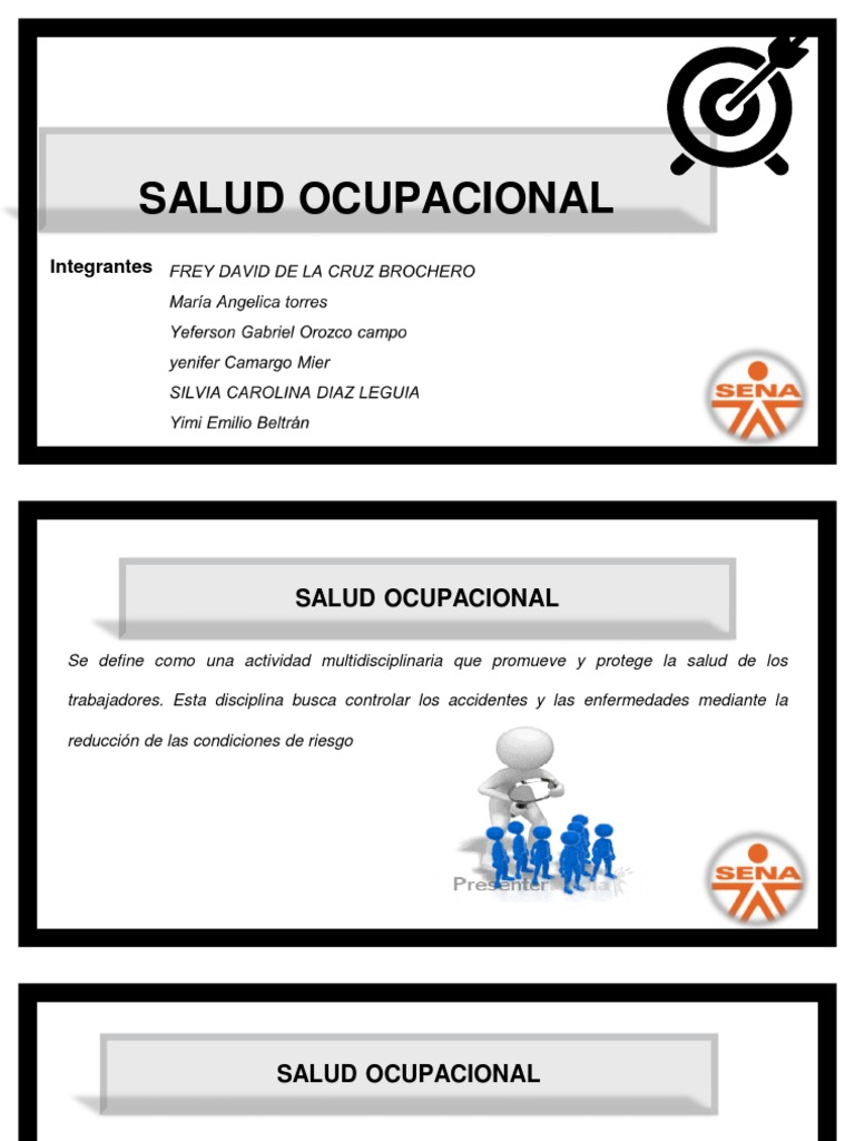 Salud Ocupacional | PDF | Seguridad y salud ocupacional | Riesgo