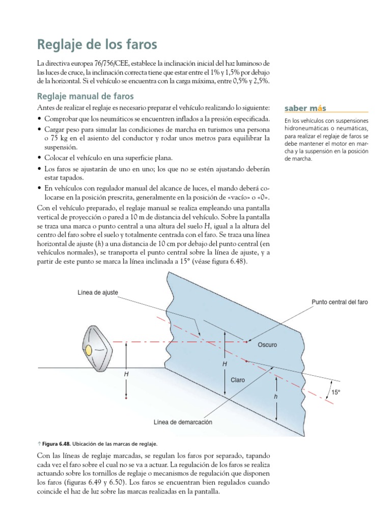 Reglaje de Faros | PDF | Faro | Óptica