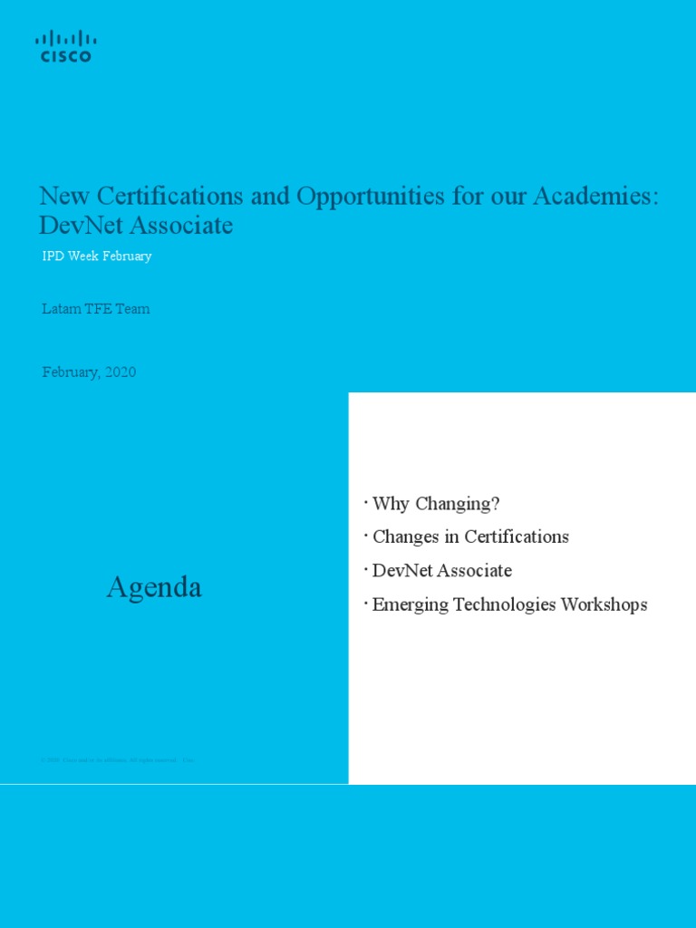 New Certifications and Opportunities For Our Academies: Devnet ...