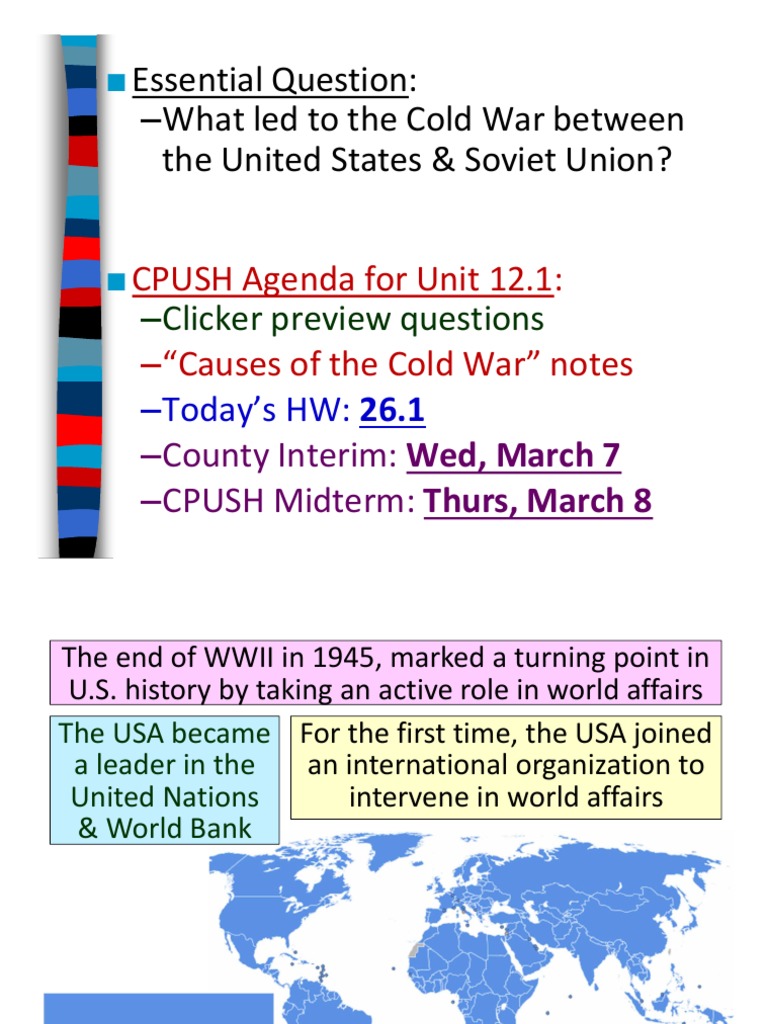 The Cold War Notes | PDF | Cold War | Soviet Union