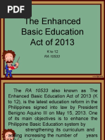 Ra 10533 | PDF | Curriculum | Learning
