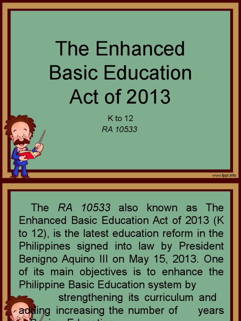 The Enhanced Basic Education Act of 2013 | PDF | Curriculum | Human Nature