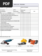 Check List Desbrozadora | PDF