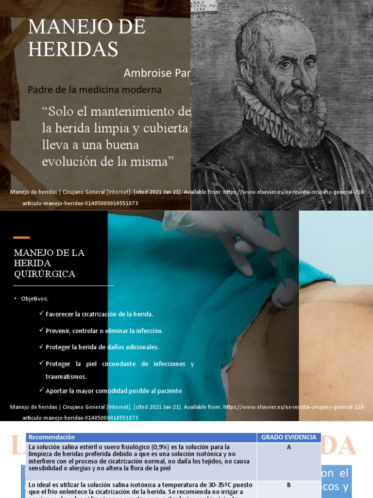 Curación de La Herida Final | PDF | Herida | Especialidades Medicas