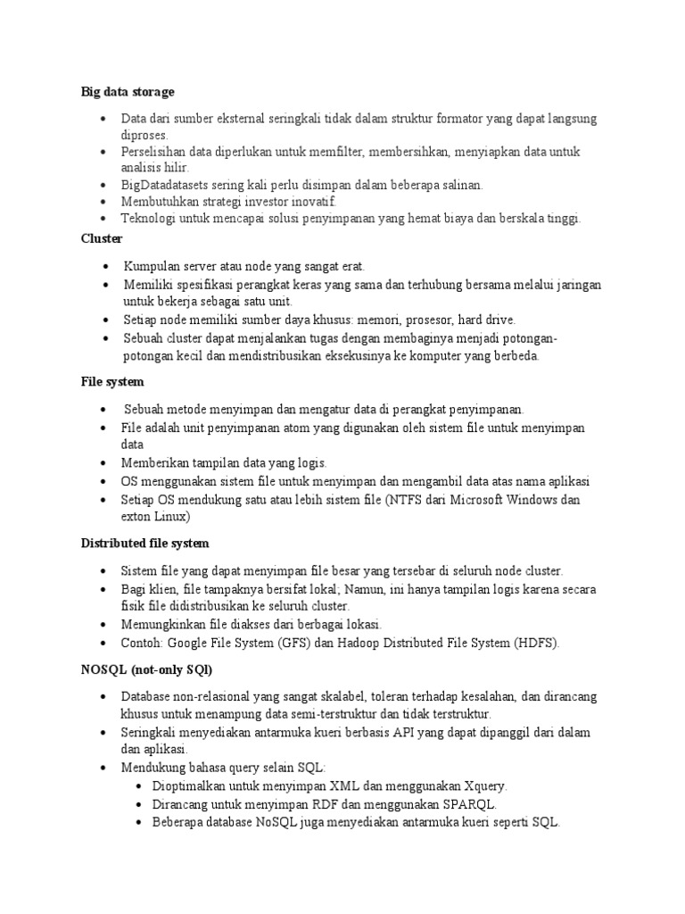 Big Data Storage Concepts | PDF